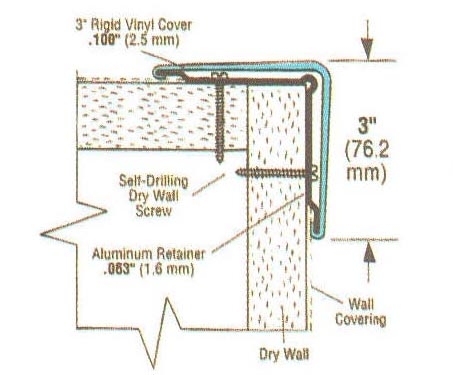 Comet "Thinline" Corner Guard | WallandCornerGuard.com