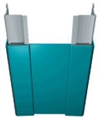 SURFACE Partition End Guard | WallandCornerGuard.com