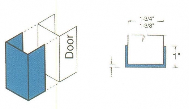 Gemini Door Frame / Edge Protectors | WallandCornerGuard.com