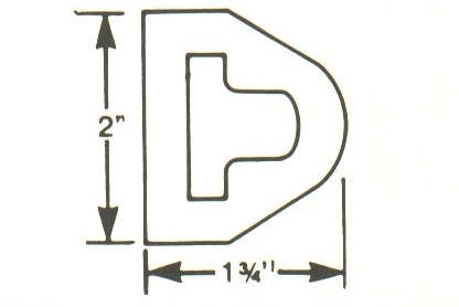 Mini-"D" Rubber Impact Bumper | WallandCornerGuard.com